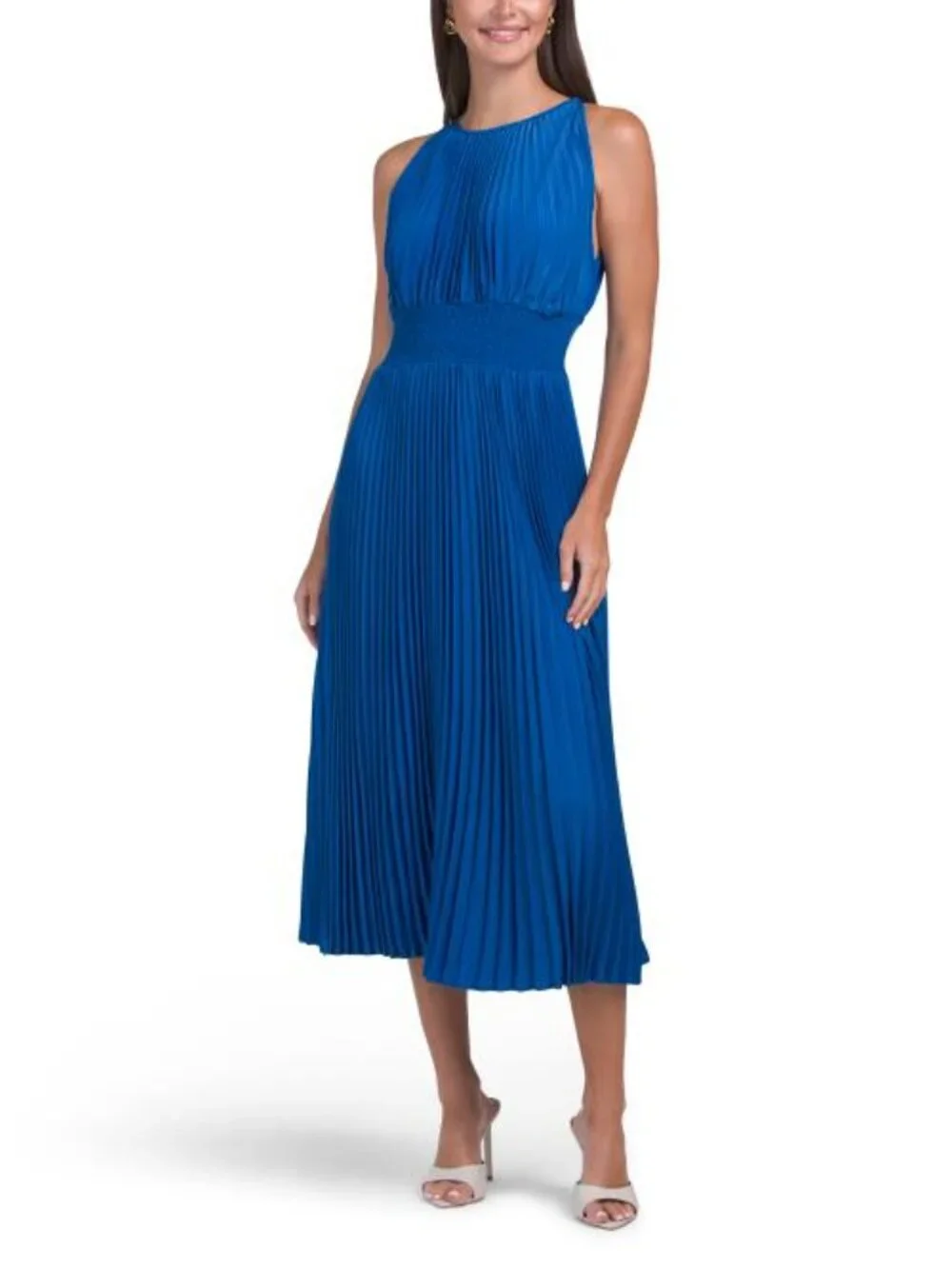 Oleg Cassini | Dresses | Oleg Cassini Pleated Midi Dress | Poshmark